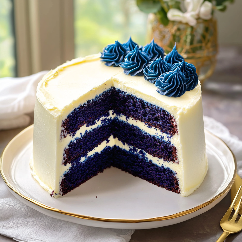 Divine Blue Velvet Cake