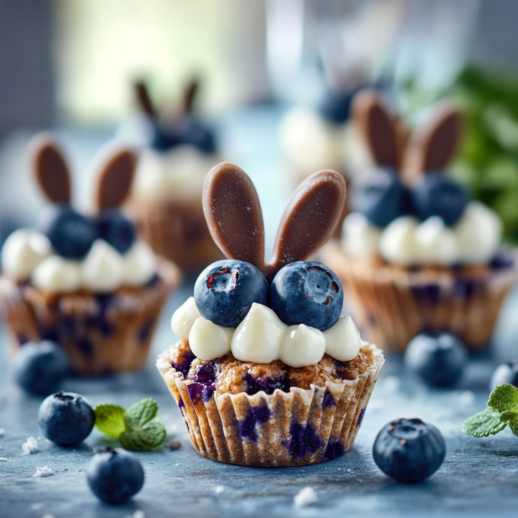 Easter Blueberry Bunny Bites