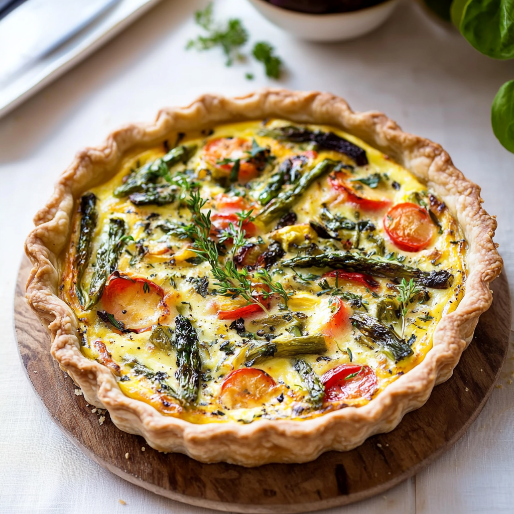 Spring Vegetable Quiche