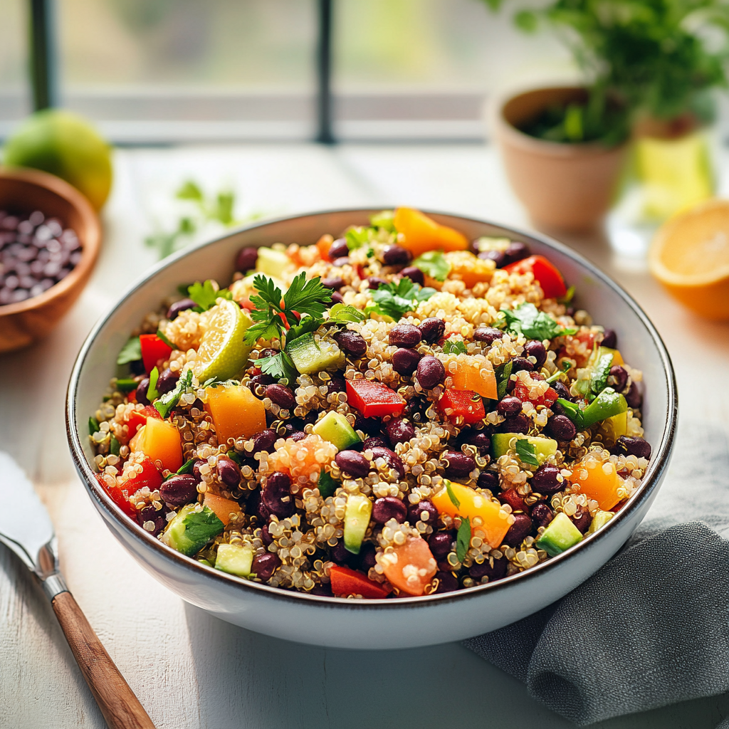 Quinoa and Black Bean Salad