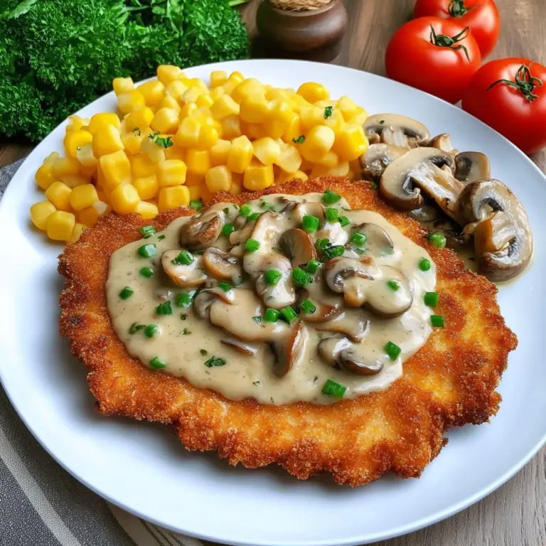 Rahmschnitzel Creamy Mushroom Schnitzel