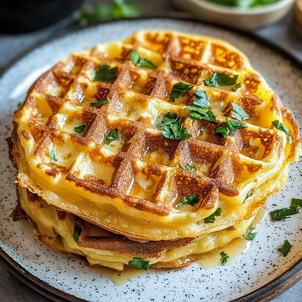 Savory Hashbrown Chaffles