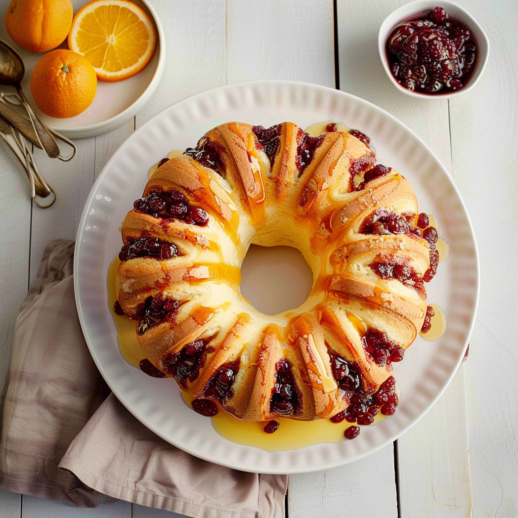 Cranberry Orange Breakfast Ring