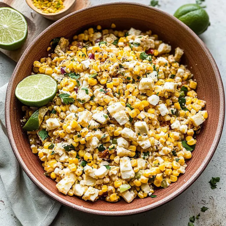 Mexican Street Corn Pasta Salad