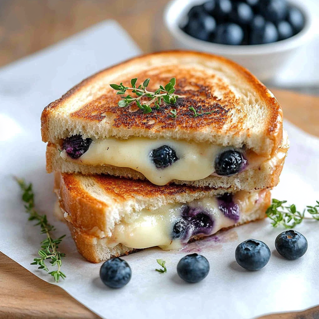 Gourmet Blueberry Grilled Cheese