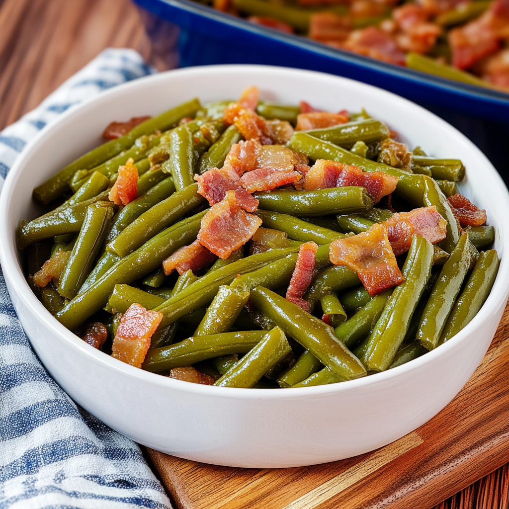 Southern Green Beans with Bacon