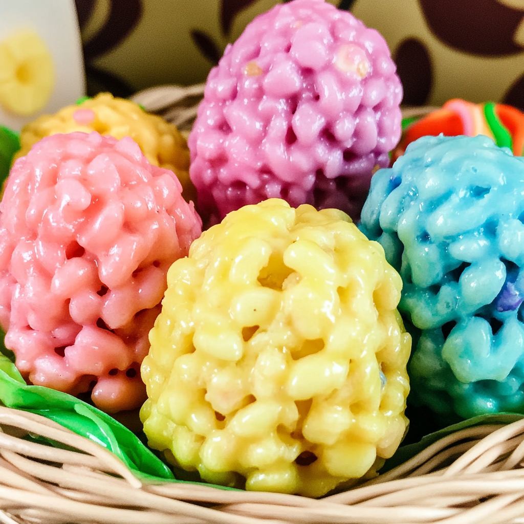Easter Egg Rice Krispie Treats