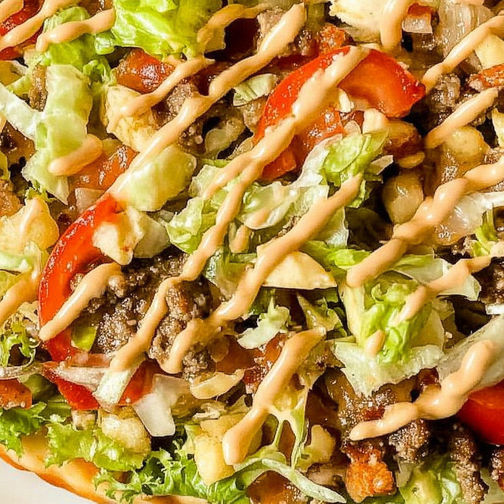 Healthy Big Mac Casserole