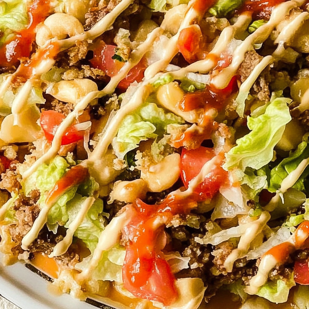Healthy Big Mac Casserole