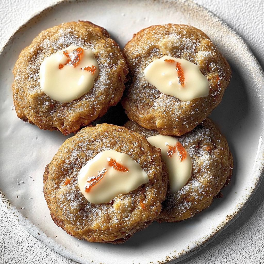 Carrot Spice Thumbprint Cookies